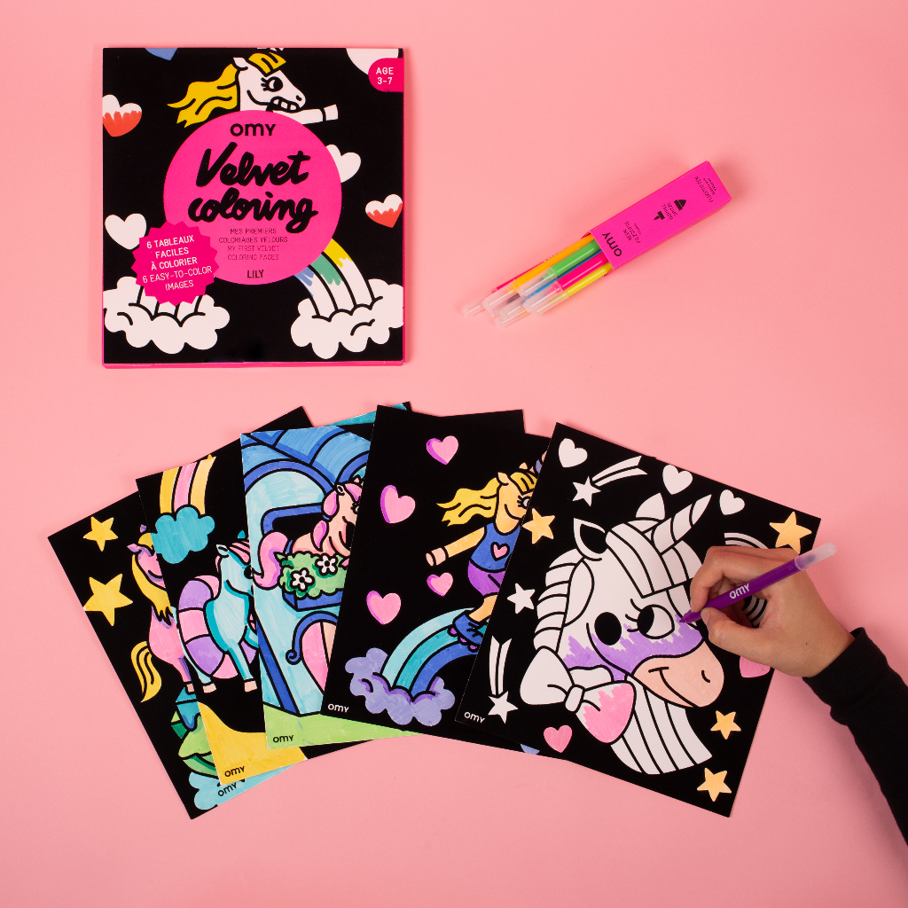 Coloriages velours