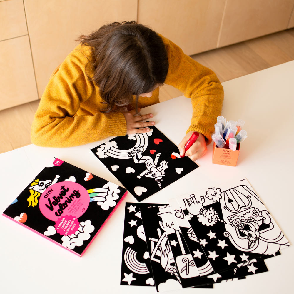 Coloriages velours - Téléchargez-les ici